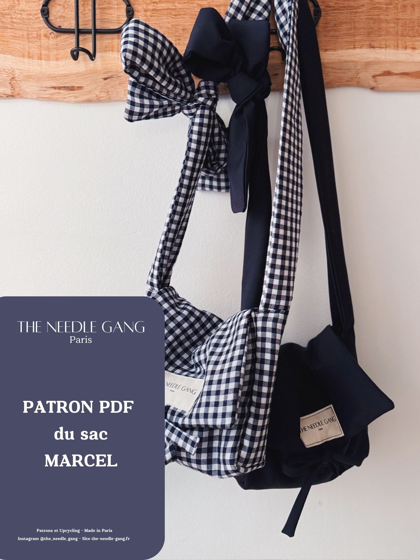 Patron pdf sac Marcel - Patron de couture - The Needle Gang – The ...